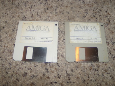 Amiga Software & Information Issue 3.1 Commodore Amiga on 3.5" floppy ...