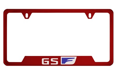 Red License Plate Frame for GSF, GS F, GS-F | eBay