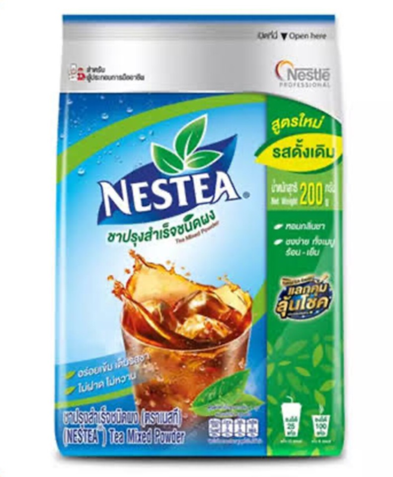Nestea Thai Tea Powder Unsweetened Nestle No Sugar Instant Mix Instant ...