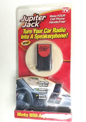 JUPITER JACK WORKS WITH CELL PHONES UNIVERSAL CAR RADIO SPEAKERPHONE ...
