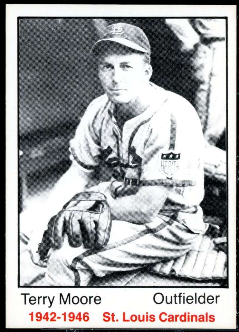 Terry Moore Card 1983 Cardinals 1942-1946 TCMA #18 | eBay
