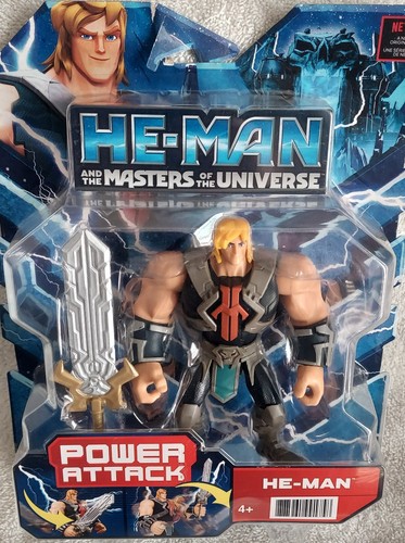 Masters Of The Universe He-Man Power Attack Articulated Action Figure ...