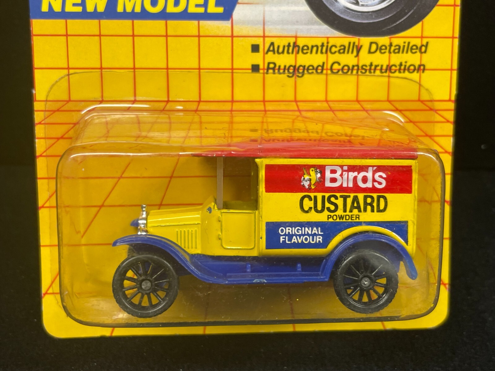 VINTAGE MATCHBOX MBX MOC MB 44 1921 MODEL T FORD BIRDS CUSTARD YELLOW ...