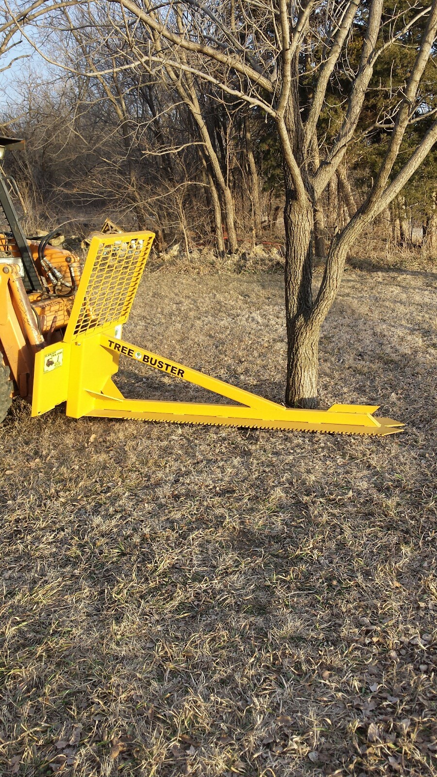 TREE SAW SKID Steer Loader Attachment cuts 14"trees 7ft blade Cheap ...