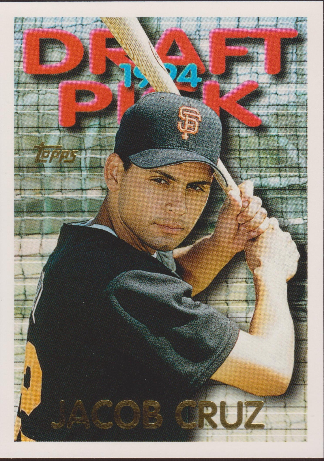 1995 Topps Rookie Jacob Cruz #521 San Francisco Giants Baseball | eBay