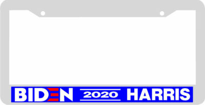 BIDEN HARRIS 2020 for president WHITE PLASTIC License Plate Frame | eBay