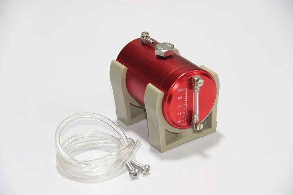 70ml Mini Fuel Tank Metal CNC with Oil Quantity Display For Gasoline ...