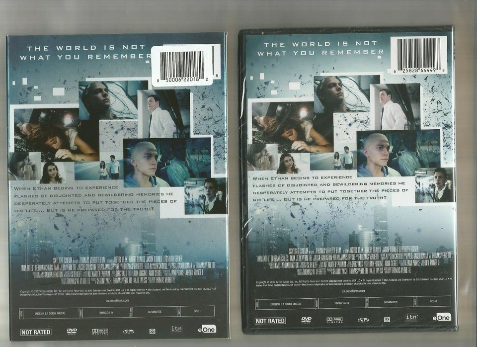 Implanted (DVD, 2016, Slipcover) ~ Rob Pralgo ~ Justice Leak ~ NEW ...