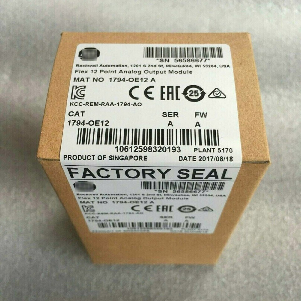 Allen-Bradley AB 1794-IE12 SER A Flex 12 Point Analog Input Module ...