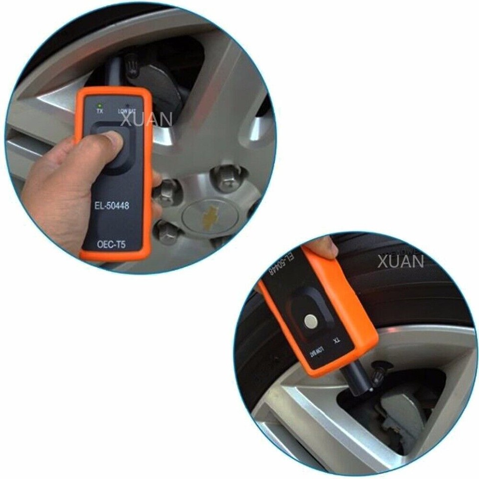 TPMS Relearn Car Reset Tool Tire Pressure Monitor Sensor EL-50448 For ...