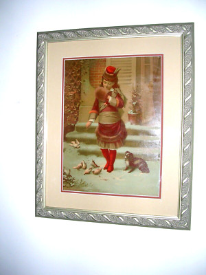 Antique. H.HALLETT & Co. PORTLAND' MAIN 1879 Victoria CHROMOGRAPIC ...