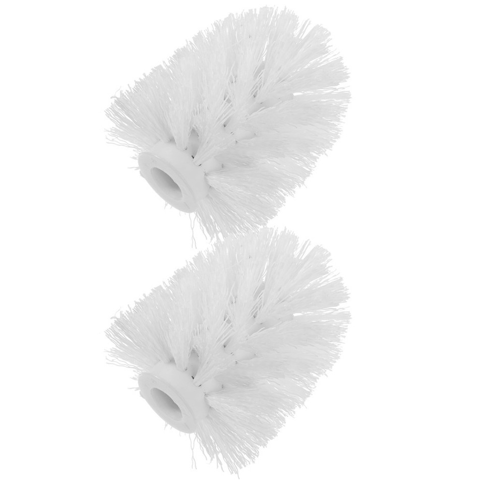 2pcs Replacement Brush Head Plastic Bathroom Washroom Cleaning Brush ...