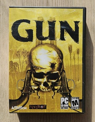 Gun (PC CD-ROM, Neversoft, 2005) Western Shooter Game Complete w ...