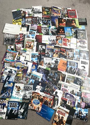 Lot of 100’s Video Game Manuals & Artwork — Great Classics Xbox PS2/PS3 ...