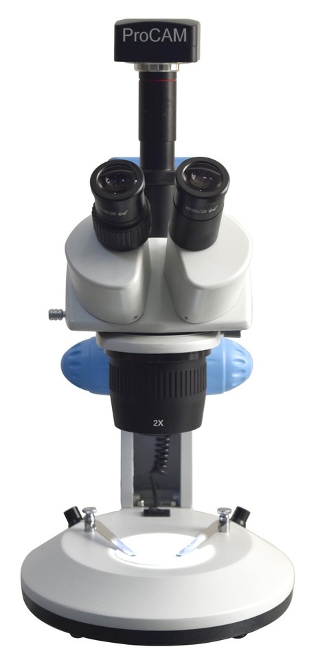 Long Working Stereo Microscope 20X-40X Top & Bottom LED Light 10MP USB3 ...