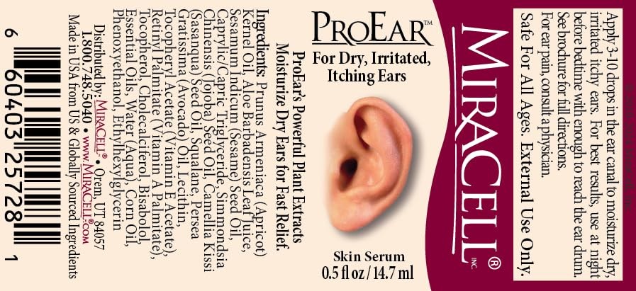 ProEar, Ear Drops for Itchy Ears, Ear Wax Softener, Clogged Ears, Dry ...