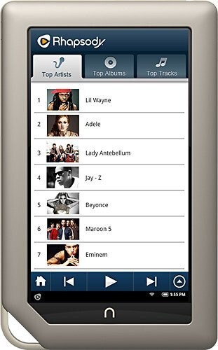 Barnes & Noble Nook Color Tablet 8GB Wi-Fi 7" BNTV250A - Silver ...