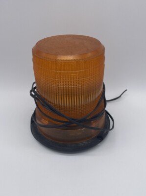 Vintage PUBLIC SAFETY EQUIPMENT 223X Orange Flashing Strobe Light | eBay