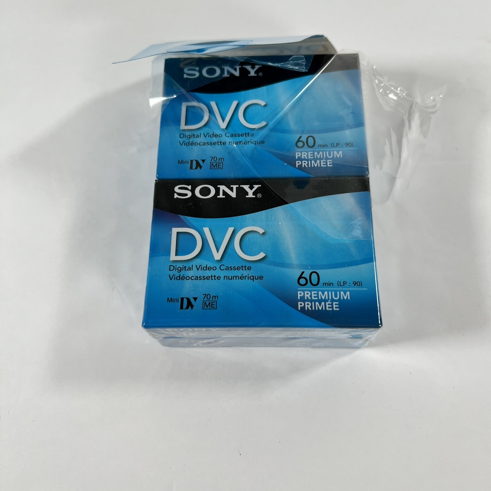 Lot of 4 Sony DVC Blank Video Cassette Tapes 60 Minutes DVM60PRR ...