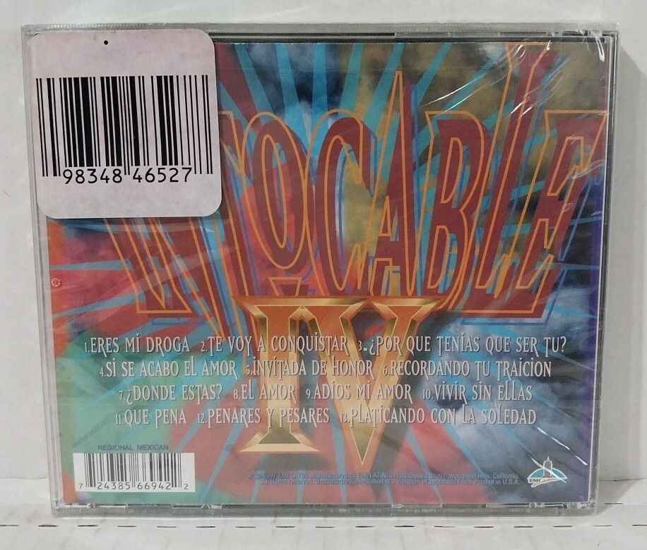 Intocable IV by Intocable (CD, Jun-1997, EMI Music Distribution) for ...