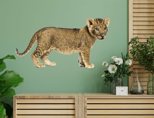 3D Little Leopard A255 Animal Wallpaper Mural Poster Wall Stickers ...