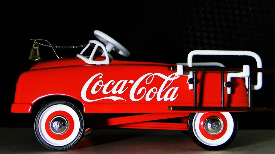 Ford Coca Cola Fire Engine Truck MINI Pedal Car Pickup Wagon Custom ...