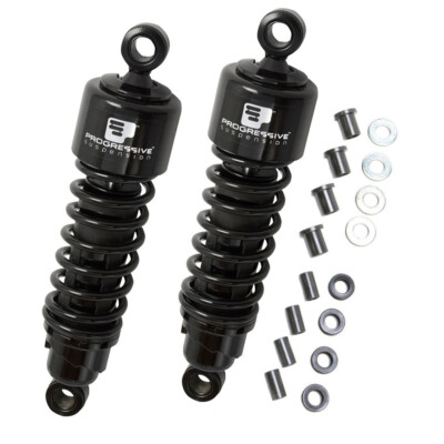 Progressive 412 Series Motorcycle Black 11.5" Rear Shocks (412-4074B ...