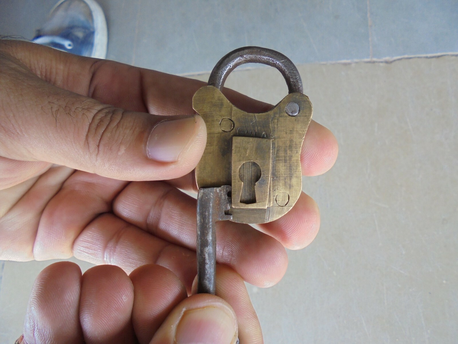 2 Pc Vintage Brass Small/Penny Handcrafted Unique Shape Padlocks | eBay