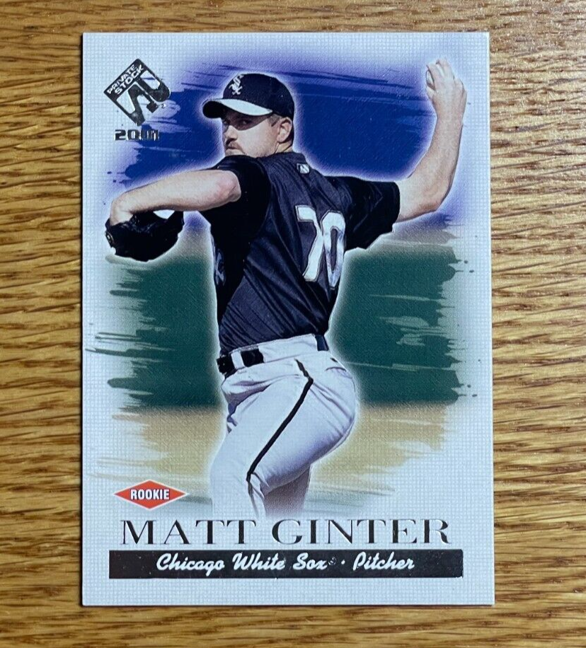MATT GINTER 2001 Pacific #133 Private Stock Rookie RC Silver | eBay