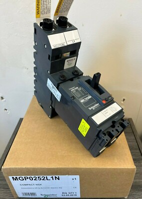 SCHNEIDER MGP0252L1N 25AMP 2 POLE PANELBOARD MCCB COMPACT NSX100M ...
