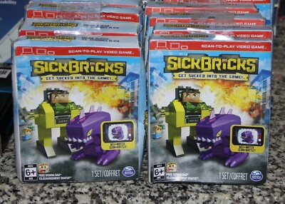 Lot Of 15 Sick Bricks Scan Toy Play Video Games Gift NIB Figures Battle ...