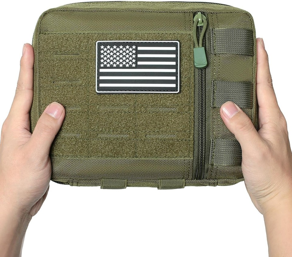 Tactical Molle Admin Pouch Multi-Purpose Laser-Cut Utility Pouch ...