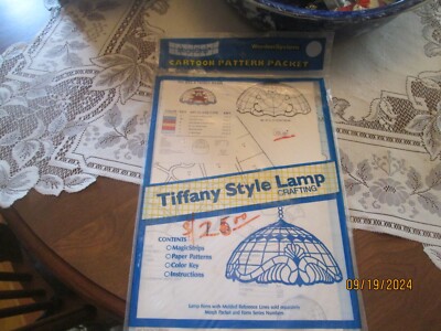 Worden System Magic Strip Stained Glass Lamp Shade Pattern G13-9 Teddy ...