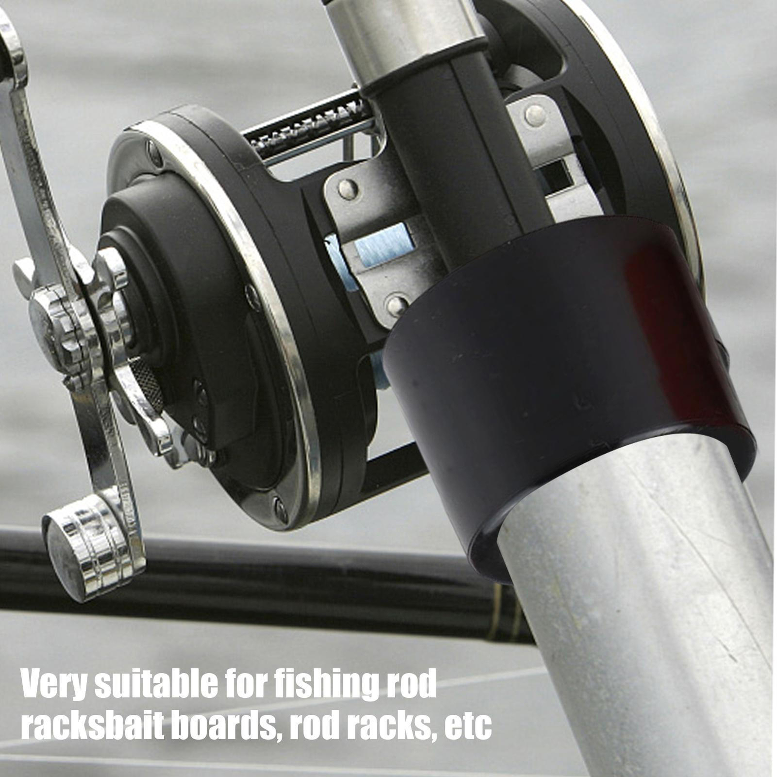 Fishing Rod Holder Rubber Durable And Sturdy Rod Butt Cushion Caps 40mm ...