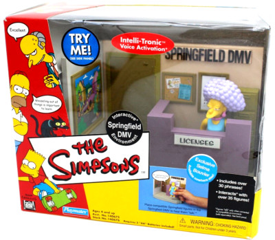 The Simpsons Springfield DMV Interactive Environment Diorama w/ Selma ...