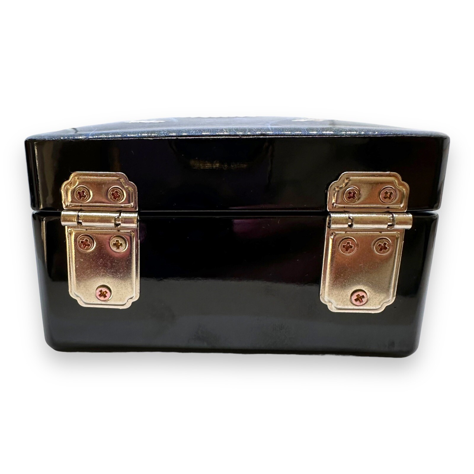 Korean traditional lacquerware mother-of-pearl jewelry box Lotus ...