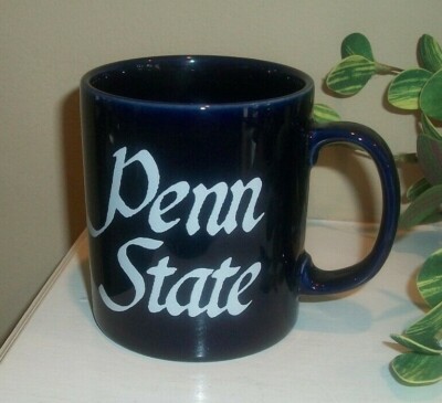 Vintage PENN STATE Mug Coffee Cup Coloroll Kilncraft England ...