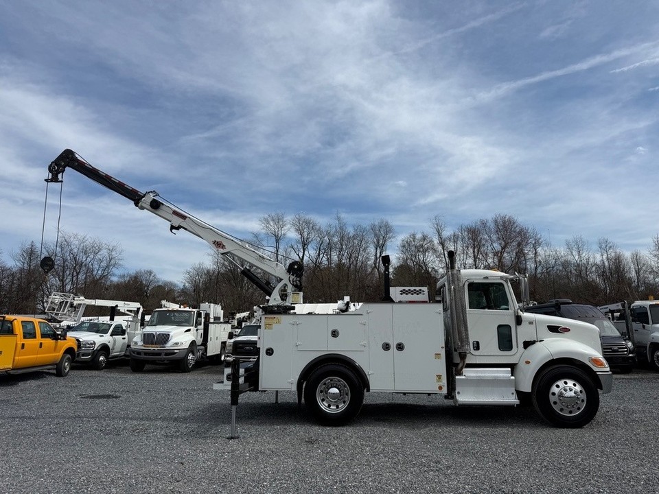 2013 Peterbilt 337 IMT 10000 Used Utility Service Crane Truck Paccar ...