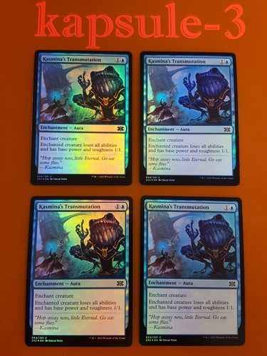 4x Kasmina's Transmutation | FOIL | Double Masters 2022 | MTG Magic ...
