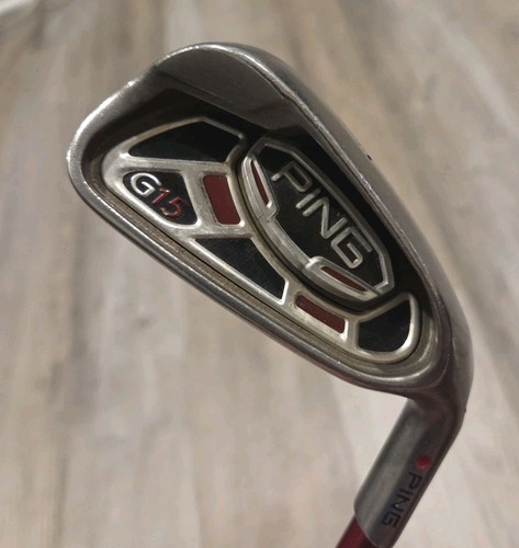 PING G15 RED DOT 7 Iron 37.5" RH TFC 149 L-Flex Graphite Ping Grip | eBay