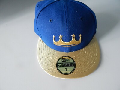 New Era 59Fifty Kansas City Royals Hat Size 7 - KC Crown Cap, Authentic ...