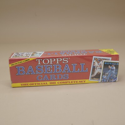 1988 Topps Baseball Official Complete Set Factory Sealed 792 Picture ...