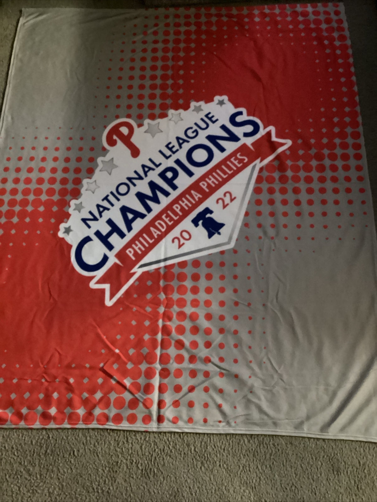 Philadelphia Phillies 2022 NL Champions 48x60 Polyester Wall Hanging ...