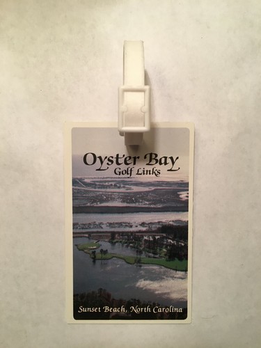 Rare Oyster Bay Golf Links Golf Bag Tag - North Myrtle Beach, SC - A ...
