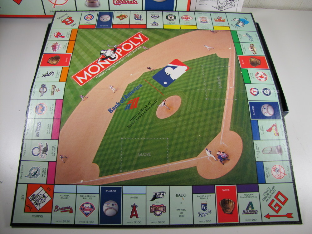 Monopoly MLB Edition 2005 Board Game Bank Of America Sponsor RARE | eBay