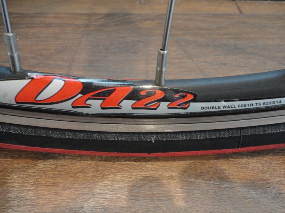 Alexrims DA22 Alloy 700c Clincher Road Wheelset with Shimano 8/9-Speed ...