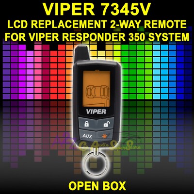 VIPER 7345V LCD REPLACEMENT REMOTE FOR VIPER RESPONDER 350 SYSTEM FOR ...