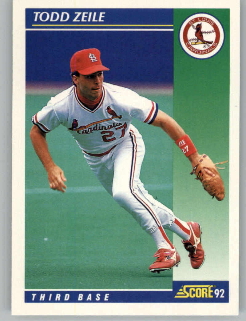 1992 Score #52 Todd Zeile Cardinals | eBay