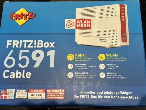Fritzbox FRITZ!Box 6591 Cable - Weiß | eBay.de