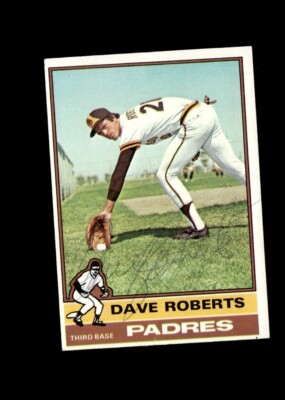 Dave Roberts 1976 Topps Padres authentic autographed card | eBay